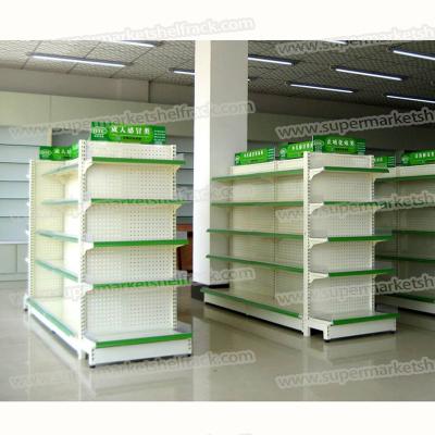 China Wholesale Grocery Convenience Retail Shop Metal Supermarket Shelf for sale