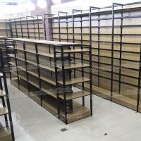 China 120CM 600kg Grocery Shelf Rack Supermarket Fruit Display Rack Gondola Shelving OEM for sale