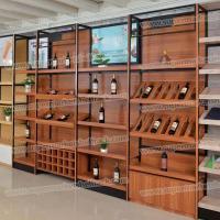 China Steel And Wood CombinedDouble Side Supermarket Rack For Supermarket for sale