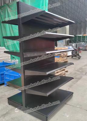 China Metal Equipment Gondola Supermarket Steel Shelf Q235 for sale