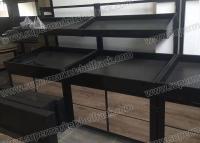 China Wooden Metallic Vegetable Fruit Display Powder Coating for sale