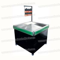 China Supermarket 1.2M 1.65M Vegetable Fruit Green 150kg Display Stands For Vegetables for sale