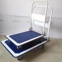 China Warehouse Pulling And Handling Logistics Silent Trolley with Big Wheel for sale