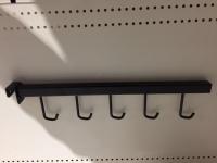 China Supermarket Shelf Hook Beam Shelf Hook Display Metal Single Line for sale