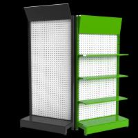 China Grocery Pegboard Metal Hardware Tool Display Rack 50kg Load for sale