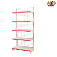 China 55kg 1800mm Tall Metal Storage Rack Supermarket Shelves Gondola Cold Rolled Steel for sale