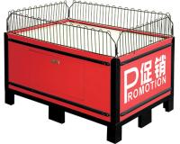 China 1100MM 950MM Supermarket Checkout Counter With Conveyor Belt for sale