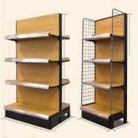China 500mm 1.8M Grocery Storage Racks 80kg With Slatwall Backings Anchen Type for sale