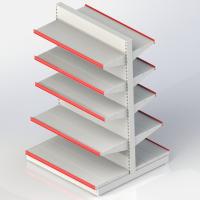 China 80KG 36in 4 Tier Heavy Duty Steel Storage Rack Medium Duty Steel Shelving For Display for sale