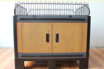 China 1100MM 950MM Supermarket Checkout Counter With Conveyor Belt for sale