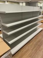 China 37CM Grocery Shop Display Stands Gondel Regale 100kg Gondola Shelving For Liquor Store for sale
