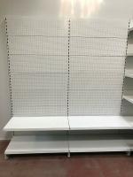 China 120kg Per Layer Supermarket Shelf Rack 570MM Heavy Duty Stainless Steel for sale