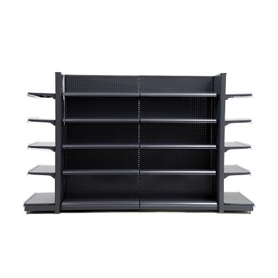 China Steel Free Standing Unit Wall Corner Rack For Departmental Stores for sale