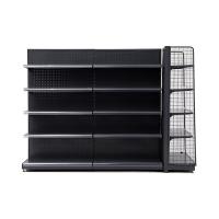 China Customized Colorful Supermarket Shelf Grocery Store Gondola Shelving for sale