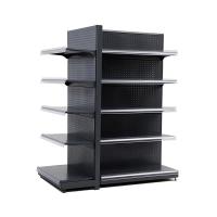 China Customized Colorful Supermarket Shelf Grocery Store Gondola Shelving for sale