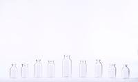 China Screen Printing Pharmaceutical Clear Glass Bottles / Medical Glass Vials for sale