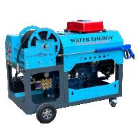 China Water Energy LX Series 180Bar -600Bar/30-150LPM Diesel Sewer Jet High Pressure Washer Sewer Jet Machine Pipe Dredging Machine for sale