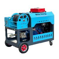 China Water Energy LX Series 180Bar -600Bar/30-150LPM Diesel Sewer Jet High Pressure Washer Sewer Jet Machine Pipe Dredging Machine for sale