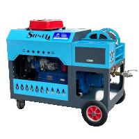 China Water Energy LX Series 180Bar -600Bar/30-150LPM Diesel Sewer Jet High Pressure Washer Sewer Jet Machine Pipe Dredging Machine for sale