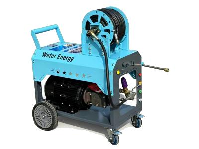 China New 7.5kW 180bar 30L/min Cold Water Cleaning Reverse Spray Nozzle Electric Sewer Jetter Commercial Oil Pipe Car Wash Shop for sale