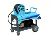 China New 7.5kW 180bar 30L/min Cold Water Cleaning Reverse Spray Nozzle Electric Sewer Jetter Commercial Oil Pipe Car Wash Shop for sale