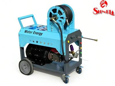 China New 4KW Electric 20L/min Cold Water Cleaning High Pressure Sewer Jetter 30m Hose Complete Nozzle Kit Commercial Pipeline for sale