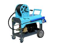 China Powerful Electric 5.5kW 30L/min Water Jet Sewer Jetter with 150bar Pressure for School Building and Residential Blockage Removal for sale