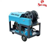 China Reverse Spray Nozzle Gasoline Sewer Jetter Cold Water Cleaning Durable 36HP 15.85GPM Harsh Environments Deep Dredging Equipment for sale