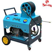 China New Small-Size Gasoline Sewer Jetter 13HP 30L/min 200bar Portable High Pressure Cleaner for Home Business Car Wash Shop for sale