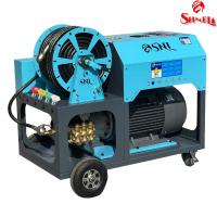 China New Industrial High Pressure Electric Water Jet Drain Cleaner Pump Nozzle Kit 50HP380V Cold Water Cleaning Pipeline Maintenance for sale
