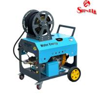 China 30m High Pressure Hose Diesel Sewer Jetter 190 Diesel Engine 10kw Sewer Cleaning Machine 150bar 30L/min Cold Water Cleaning for sale