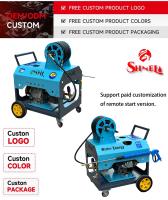 China 30m High Pressure Hose Diesel Sewer Jetter 190 Diesel Engine 10kw Sewer Cleaning Machine 150bar 30L/min Cold Water Cleaning for sale
