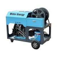 China SHENL 200bar 70LPM Gasoline 37HP High Pressure Water Jet Sewer Cleaning Machine 42mm Tube Cleaning Machine Gasoline / Petrol 200 for sale