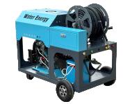 China New 26HP Twin-Cylinder Gasoline Cold Water Cleaning Sewer Cleaning Machine 200bar 40L/min Remote Start Gasoline Sewer Jetter for sale