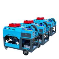 China LX Series 12023 Diesel High Pressure  Cleaner 230Bar 55KW 120L/min Flow Roughening Washer for Car Wash Farm Use New Condition for sale