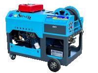 China LX Series 12023 Diesel High Pressure  Cleaner 230Bar 55KW 120L/min Flow Roughening Washer for Car Wash Farm Use New Condition for sale