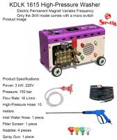 China New Electric Permanent Magnet Variable Frequency Cold Water 4 HP High-Pressure Cleaning Machine 3KW/220V/150Bar Residue-Free Car for sale