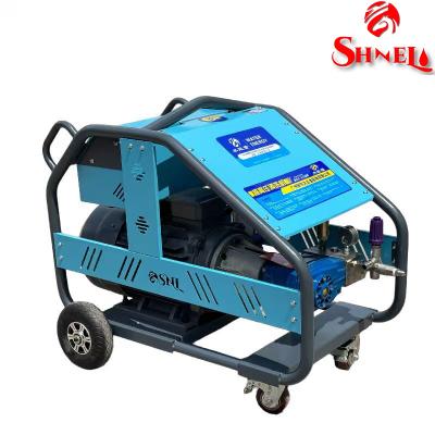 China New 22kW 500Bar Cold Water Cleaning Industrial Electric High Pressure Washer with 5.81gpm Flow Rate for Rust Removal Descaling for sale