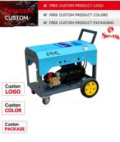 China New Portable 7.5kW 380V 250Bar Electric High Pressure Cleaner Cold Water Cleaning Car Wash Shop 10 HP Customization for sale