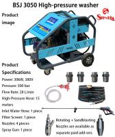 China 30kW/500Bar Industrial Electric High Pressure Washer 28L/min 7.4GPM Cold Water Cleaning Heavy Duty for Car Wash Rust/Paint for sale