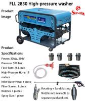 China New7.4GPM 30kW 500bar 28L/min Electric Cold Water Cleaning High Pressure Cleaner 40HP 1 Year Warranty Industrial Rust Paint for sale