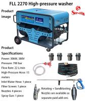 China New 700bar 380V Industrial High Pressure Washer Pump 30kW Motor 40 HP Cold Water Automatic Derusting Rust Removal Descaling for sale