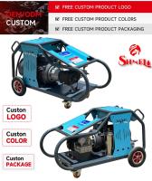 China Industrial Derusting & Descaling Cold Water Cleaning Electric New 37kW 50HP 380V 800bar High Pressure Cleaner 24L/min Flow for sale