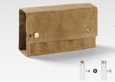 China Canvas Barbecue Camping Storage Bag 38.5x19.5cm For Seasoning Bottles for sale