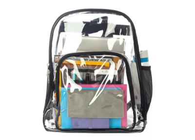 China Transparent Clear PVC Business Casual Backpack Foldable For Travel for sale