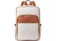 China College Laptop Business Casual Backpack Waterproof Synthetic Leather for sale