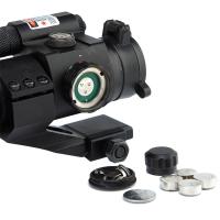 China 1x32 Green Red Dot Scope with Red Laser Sight for 20mm Rail Hunting Rifles for sale