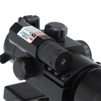 China 1x32 Green Red Dot Scope with Red Laser Sight for 20mm Rail Hunting Rifles for sale