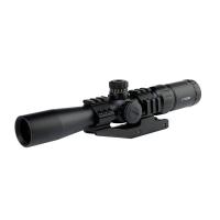 China 2-7x32 Compact Tactical Hunting Scope Tri-Illuminated 24 Mil Dot Reticle for Rifle Airsoft for sale