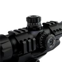 China 3.5-10x50 30mm Monotube Shockproof Tri-Illumination Tactical Hunting Scope for sale